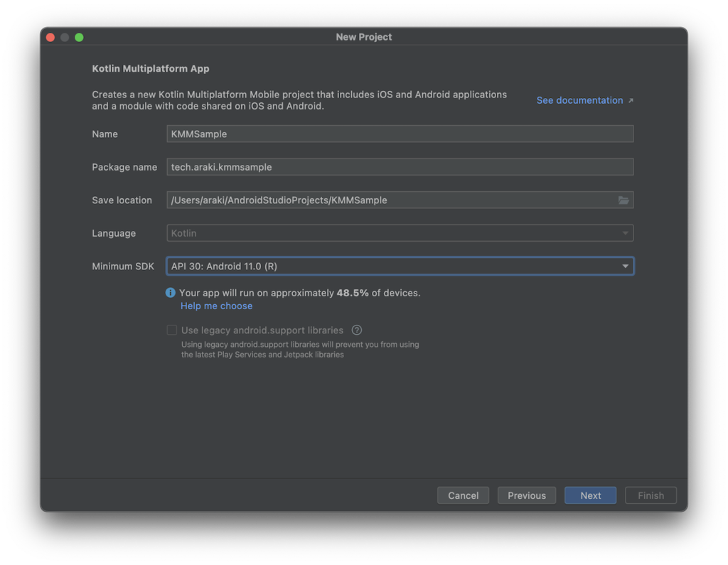 KMM (Kotlin Multiplatform Mobile) チュートリアルを読んで触ってみる - araki tech
